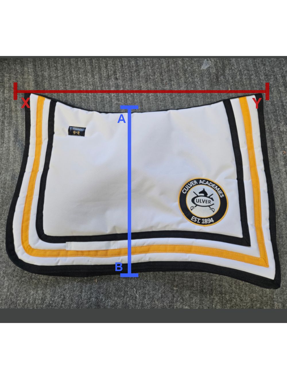 Tek's Police - Triple Stripe - Saddle Pads | Mounted Police Worldwide Tek's Police - Triple Stripe - Saddle Pads | Mounted Police Worldwide